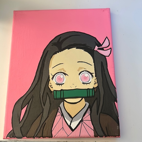 Other | Demon Slayer Nezuko Painting | Poshmark